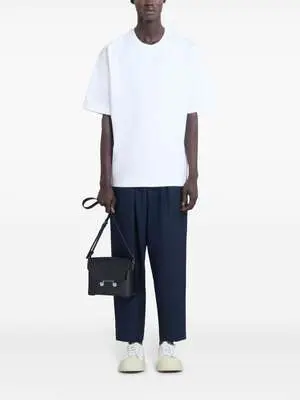 Marni Medium Trunkaroo Leather Shoulder Bag - Black