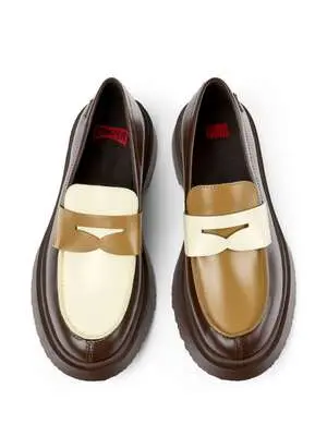 Camper Walden Mismatched Loafers - Brown