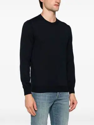 Canali Crew-neck Merino Jumper