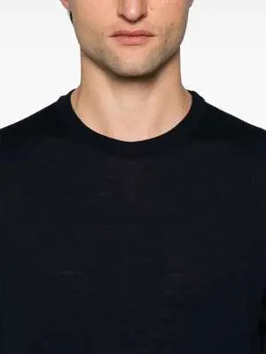Canali Crew-neck Merino Jumper