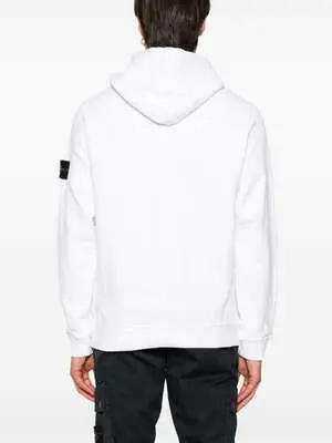 Stone Island Compass Badge Cotton Hoodie