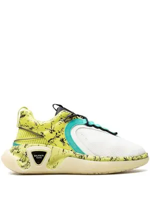 Balmain B Runner Marble Print Sneakers