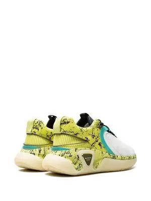 Balmain B Runner Marble Print Sneakers