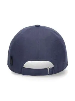 Borsalino Hiker Linen Baseball Cap - Blue