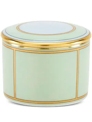 GINORI 1735 Diva Porcelain Box - Green