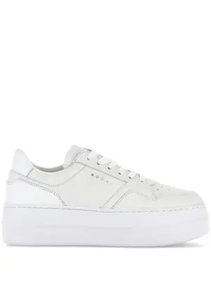 Hogan H670 Flatform Sneakers - White