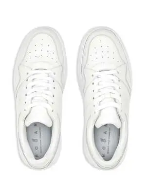 Hogan H670 Flatform Sneakers - White