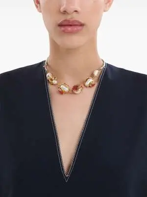 Marni Pearl-embellished Necklace