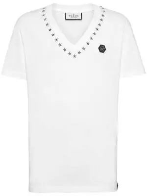Philipp Plein Star-stud Cotton T-shirt