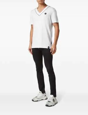 Philipp Plein Star-stud Cotton T-shirt