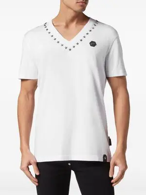 Philipp Plein Star-stud Cotton T-shirt