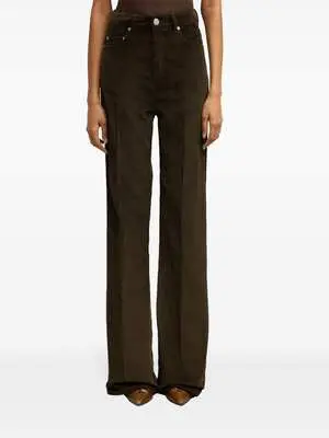 AMI Paris Flared Corduroy Trousers