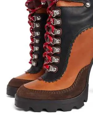 Dsquared2 120mm Round-toe Leather Boots - Brown