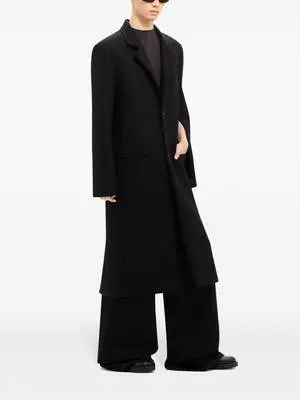 COURREGES Tailored Long Wool Blend Coat