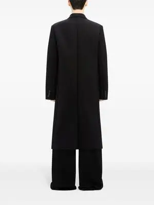 COURREGES Tailored Long Wool Blend Coat