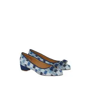 FERRAGAMO Ferragamo Wo Varina Pumps Blue - Blue
