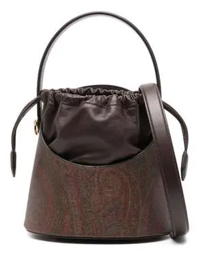 Paneled Bucket Bags