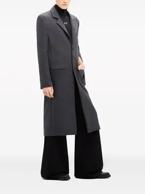 COURREGES Notched-lapel Single-breasted Coat