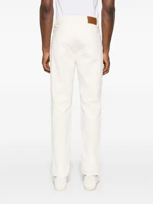 Brunello Cucinelli Slim-fit Mid-rise Jeans - White