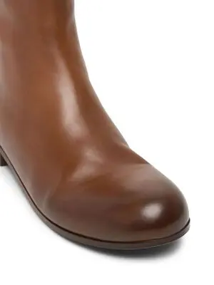 Marsèll Capozucca Leather Ankle Boots - Brown