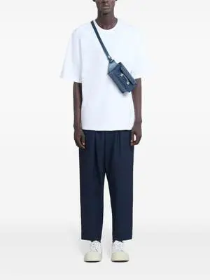 Marni Trunkaroo Leather Belt Bag - Blue