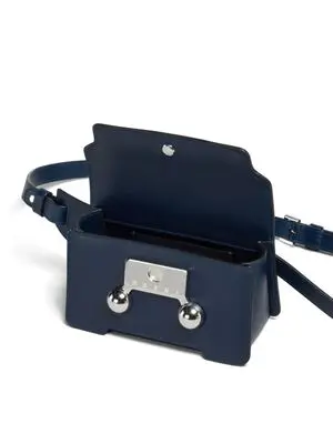 Marni Trunkaroo Leather Belt Bag - Blue