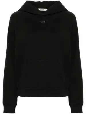 Zadig&Voltaire Georgy Wings-appliqué Hoodie - Black
