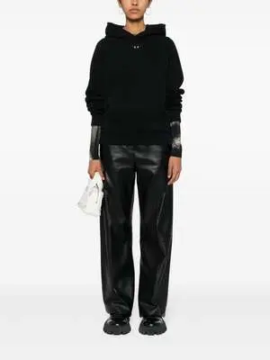 Zadig&Voltaire Georgy Wings-appliqué Hoodie - Black