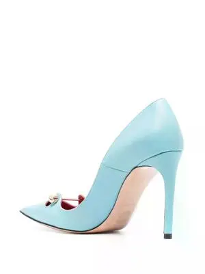 HARDOT More 100mm Leather Pumps