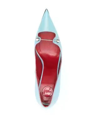HARDOT More 100mm Leather Pumps