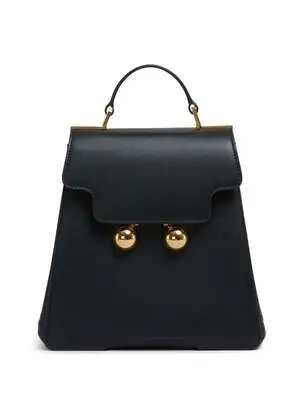 Marni Trunkaroo Leather Backpack - Black