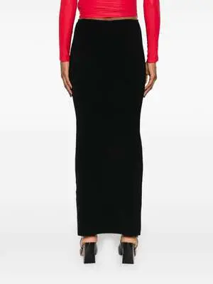 Christopher Esber Asymmetric-waist Midi Skirt - Black