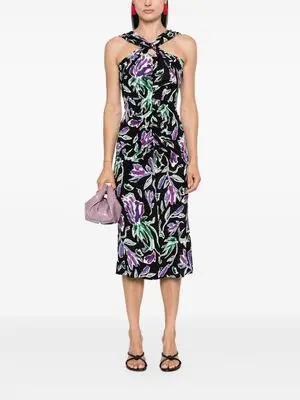 Diane Von Furstenberg Neely Floral-print Midi Dress