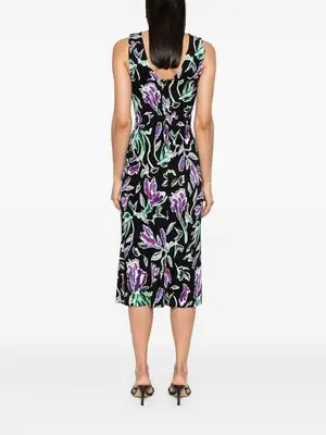 Diane Von Furstenberg Neely Floral-print Midi Dress