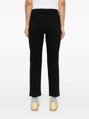 FRAME High-rise Straight-leg Jeans