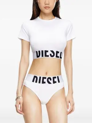 DIESEL® Crop Top With Logo Underband - White