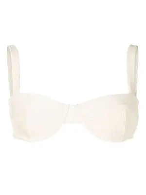 HAIGHT. Underwire-cup Ribbed Bikini Top