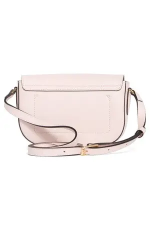 Longchamp Pure Leather Crossbody Bag - Ballet