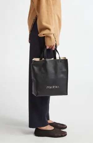 Marni Museo Small Leather Tote