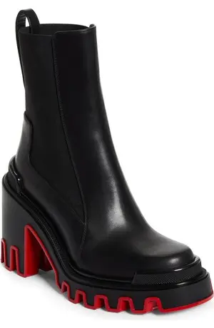 CHRISTIAN LOUBOUTIN Marchacroche Dune Chelsea Boots