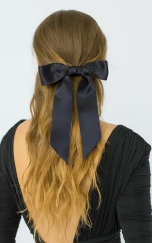 JENNIFER BEHR Virginia Silk Bow Hair Clip