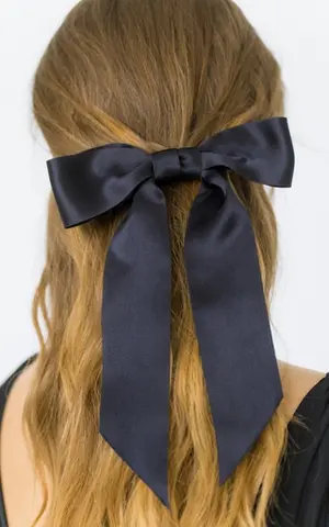 JENNIFER BEHR Virginia Silk Bow Hair Clip