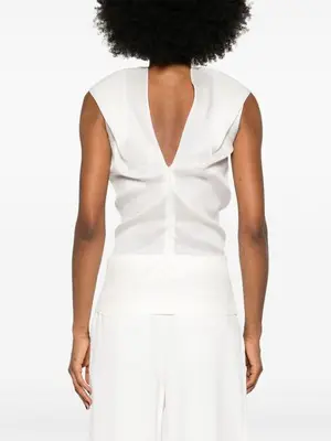 Khaite Ami Silk Blouse - White
