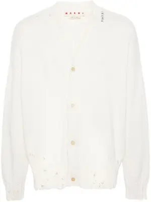 Marni Distressed Cardigans For Men