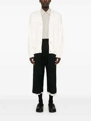 Marni V-neck Cotton Cardigan - White