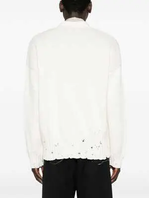 Marni V-neck Cotton Cardigan - White
