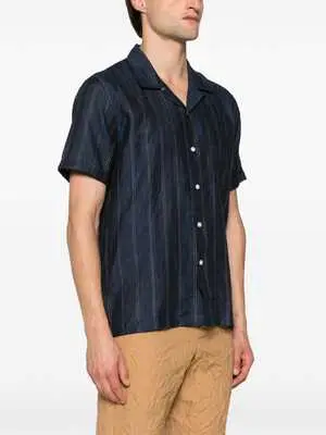 Universal Works Road Striped Linen Shirt