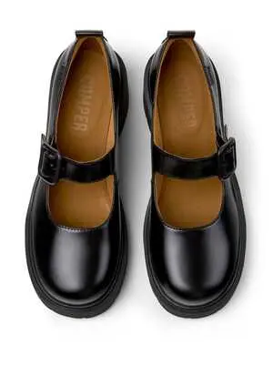 Camper Milah 50mm Leather Loafers - Black