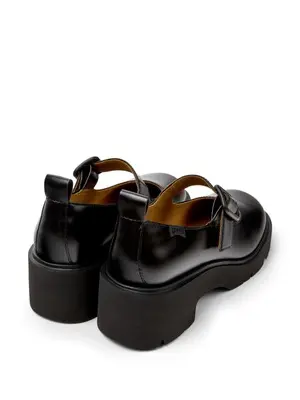 Camper Milah 50mm Leather Loafers - Black
