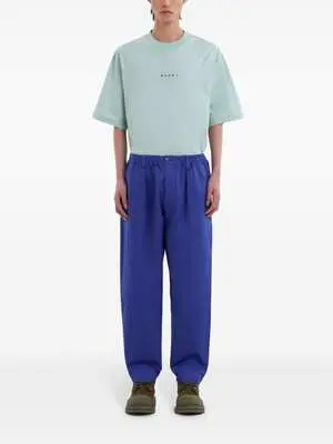 Marni Tapered Organic-cotton Trousers